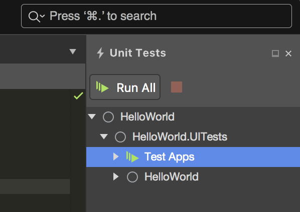Creating UI Tests for Xamarin.Forms